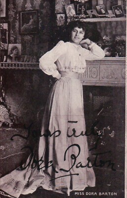 Autographed Postcard Dora Barton English actress | eBay