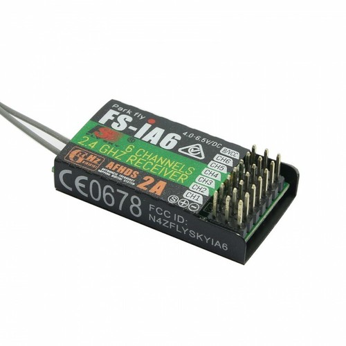 FlySky FS-iA6 6CH 2.4GHz AFHDS 2A Receiver for RC Drones, Planes & FS ...