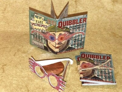 Tiny 3 Quibbler Magazine real pages inside mini Spectrespecs magic ...