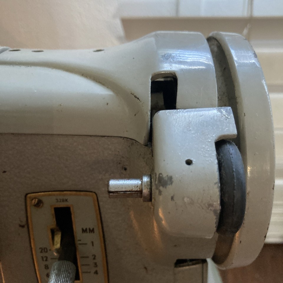 Singer 328K Sewing Machine Portable - Green - Vintage - | eBay