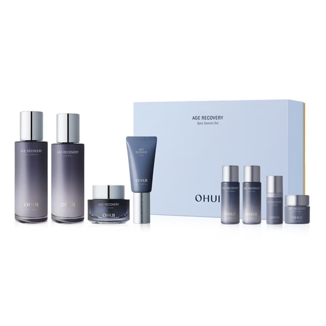 OHUI Age Recovery Skincare 3pcs Speical Set - 3X Alpha Collagen K ...