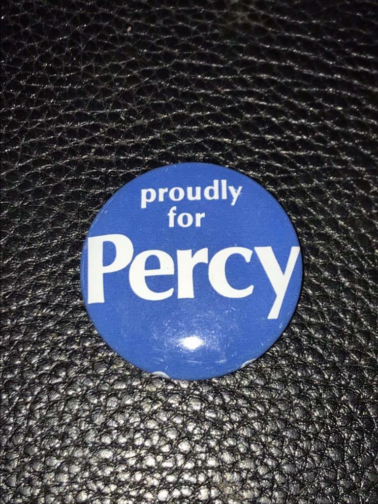 Proudly for Percy - Charles Percy - US Senator - Illinois | eBay