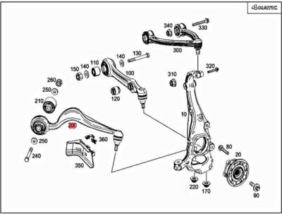 Genuine MERCEDES X222 A217 C217 S-CLASS W222 Strut rod 2223305402 | eBay