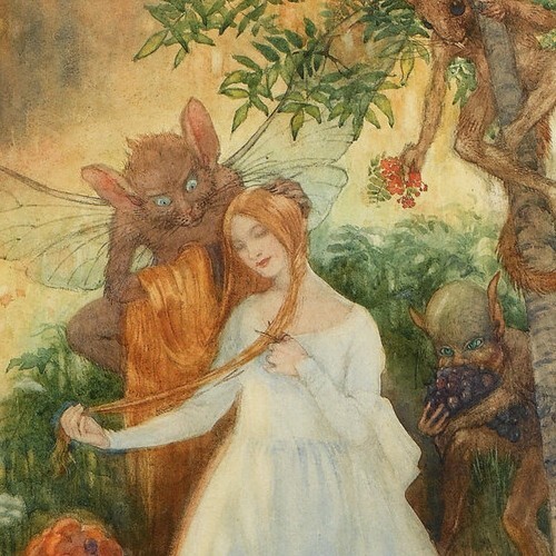 Hilda Hechle - "Come buy from us with a golden curl": Poster (11.7" x ...