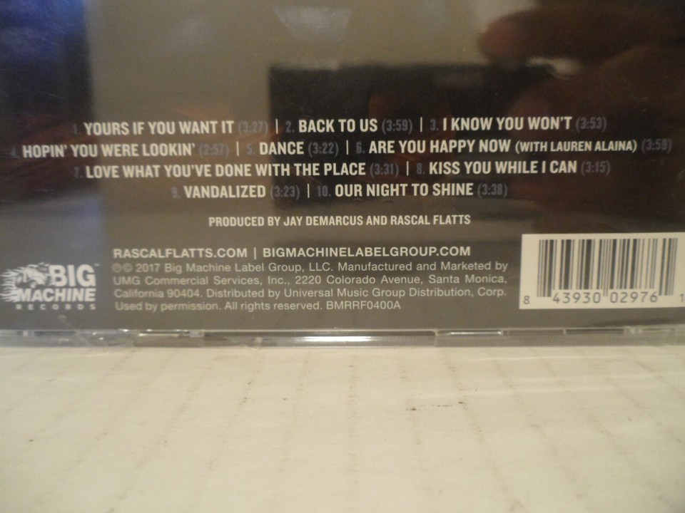 Rascal Flatts - Back To Us [New CD] 843930029761| eBay