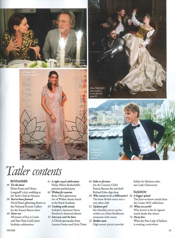 TATLER Magazine: Charlie Rowe, Kate Phillips, Will Tudor, Wolf Hall ...