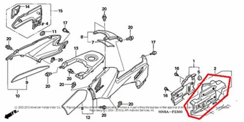 Honda Fourtrax Rincon 680 Left Side Engine Cover OEM | 11320HN8A60ZA ...