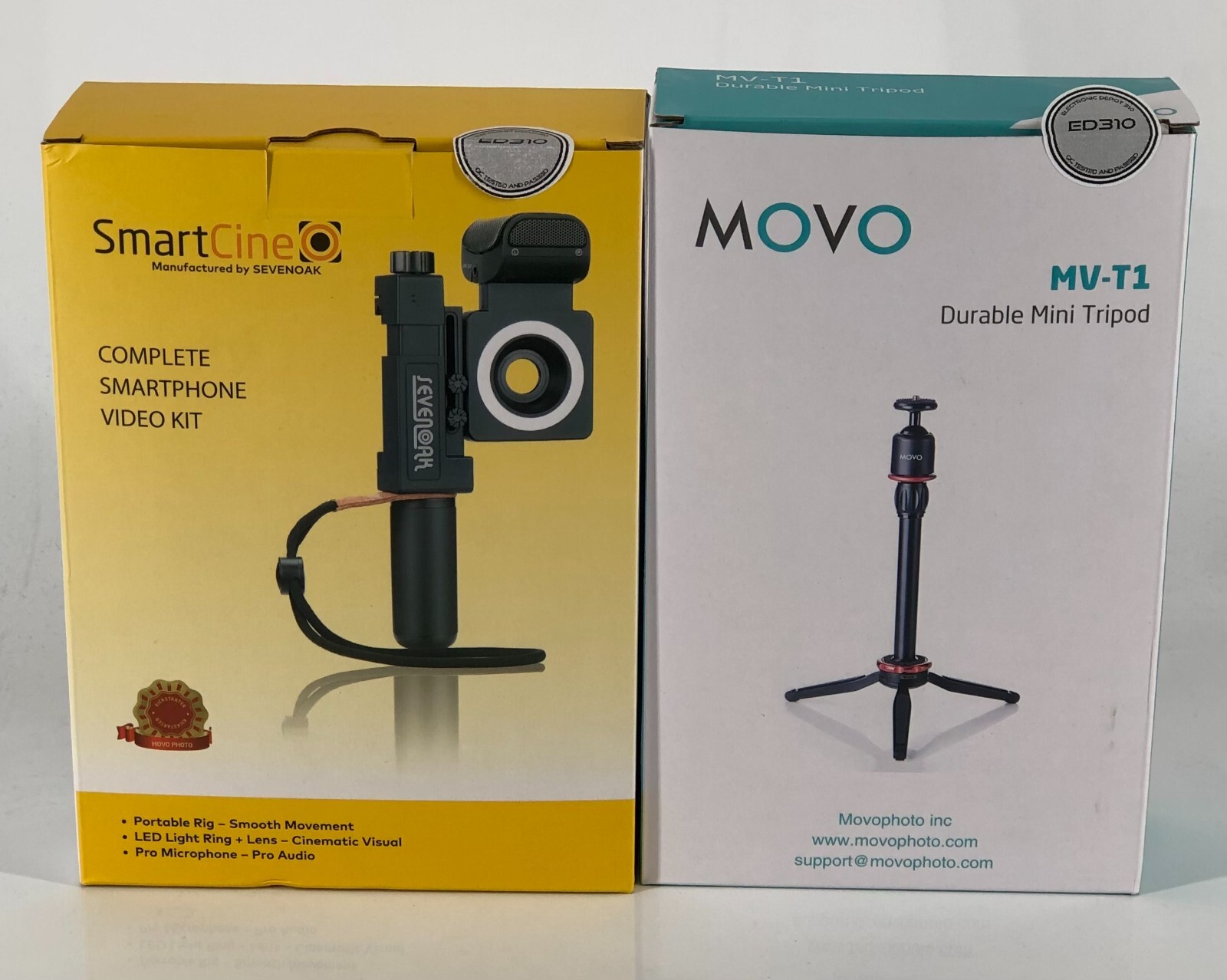 Movo SmartCine Smartphone Video Kit Tripod Bundle Grip Rig Microphone ...