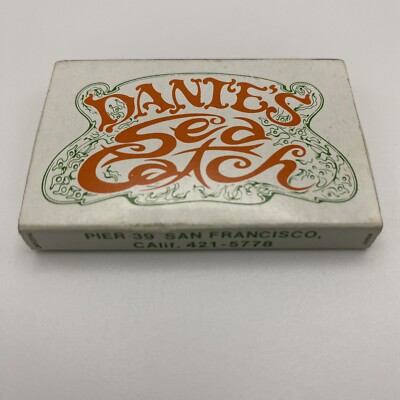 Vintage Matchbox - Dante’s Sea Catch Pier 39 - San Francisco ...
