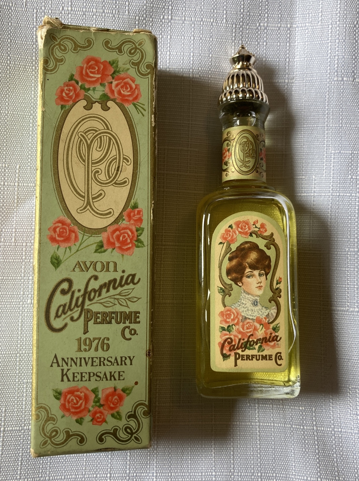 Avon California Perfume 1976 Anniversary Keepsake Moonwind Cologne 1.7 ...