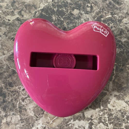 3M Post It PINK Heart Shaped Pop Up Note Dispensers Model HD330 for 3x3 ...