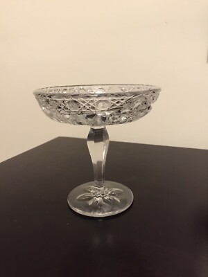 LEAD CRYSTAL COMPOTE | eBay