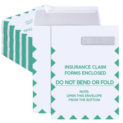 100 Pcs CMS 1500 Claim Form Envelopes 2025 HCFA 1500 Insurance Claim ...
