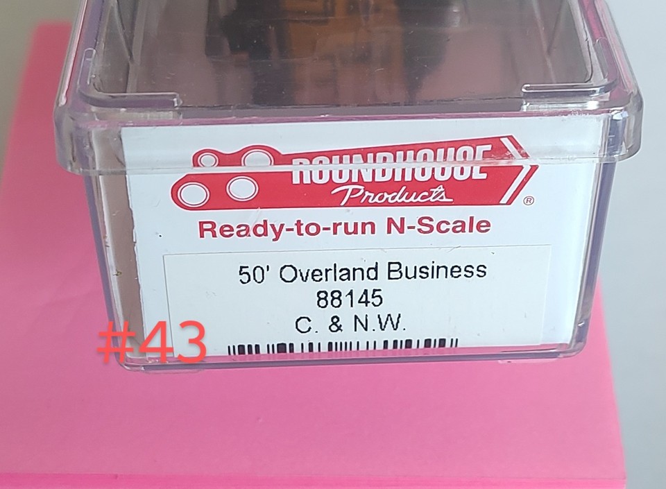 ROUND HOUSE N SCALE READY TO RUN FOUR PAK C &N. W 89419 | eBay