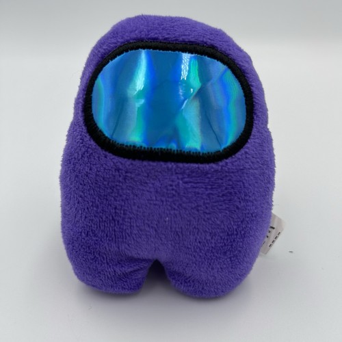 Among Us Game Soft Plushie Plush Squeaker Toy 4” Purple Crewmate | eBay