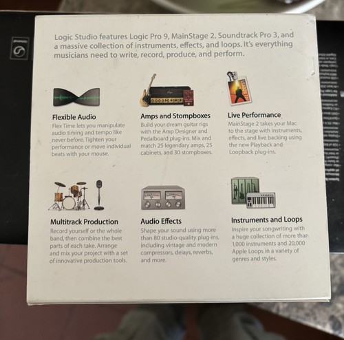 Apple Logic Studio Pro 8 & 9, Mainstage and Soundtrack. | eBay