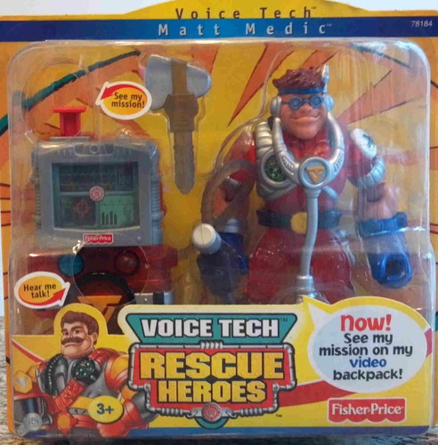 RESCUE HEROES VOICE TECH YEAR 2000 SERIES LOT-OF-4 (NEW/SEALED/RARE/LOT ...