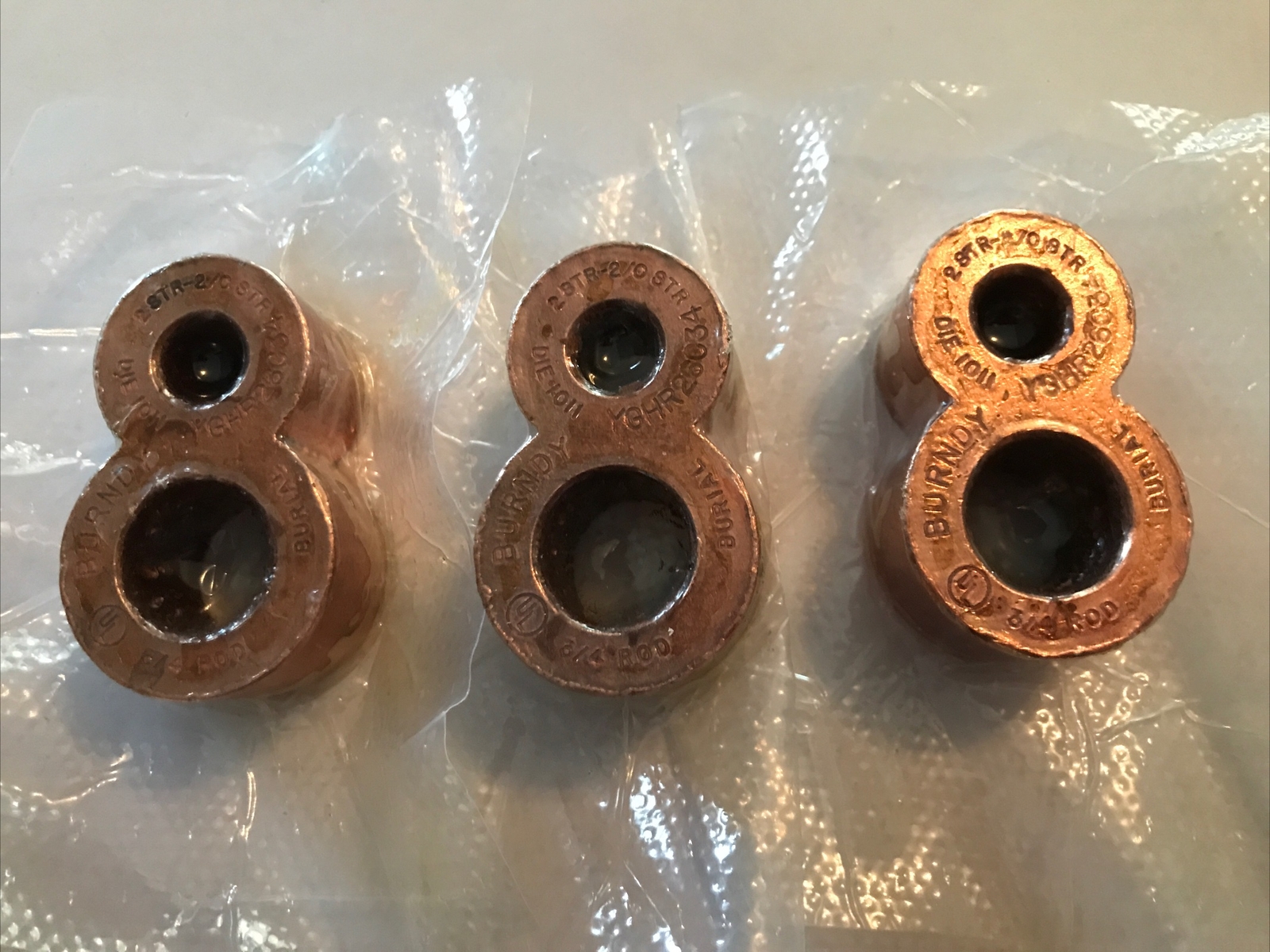 Burndy YGHR26C34 3/4" High Strength Irreversible Compression Ground ...