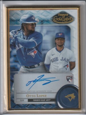 OTTO LOPEZ 2022 Topps Gold Label AUTO BLUE JAYS | eBay