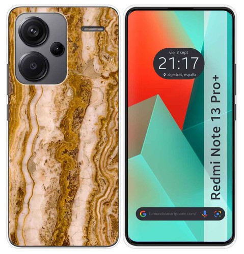 Coque Silicone pour Xiaomi Redmi Note 13 Pro + Plus 5g Design Marbre 10 ...