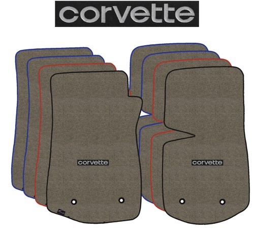 Lloyd Ultimat Front Row Carpet Floor Mat for 1968-1982 Corvette (#L1725 ...