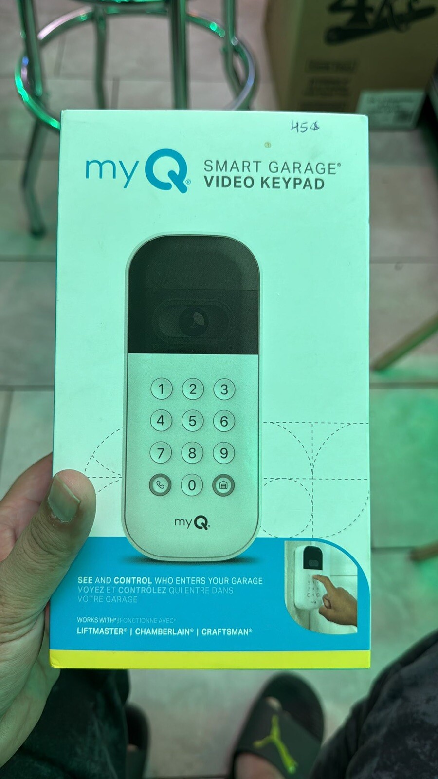 Chamberlain myQ Smart Garage Video Keypad - White (VKP1-MYQ ...