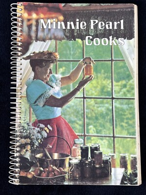 Vtg Autograghed 1984 Spiral Minnie Pearl Cooks Cookbook From Hee Haw ...