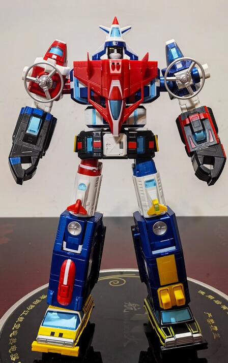 FJ Voltron Vehicle Force 15 Form-fitting Airplane Transformation Model ...