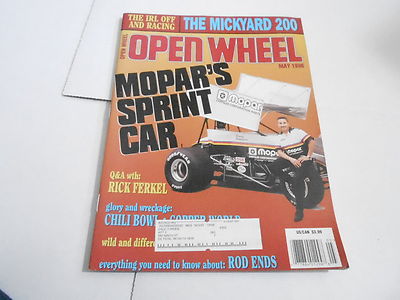 MAY 1996 OPEN WHEEL vintage car racing magazine | eBay