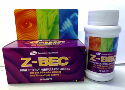 Z-BEC Multivitamins and Multimineral HIGH POTENCY FORMULA FOR ADULTS 60 ...