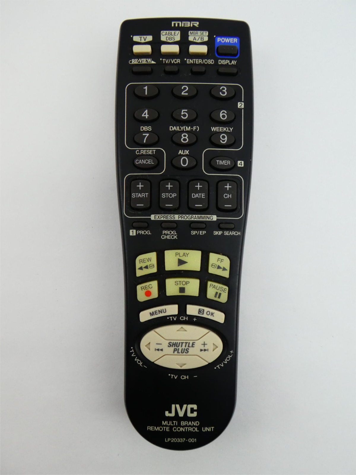 GENUINE JVC LP20337-001 VCR REMOTE - HR-VP658U for sale online | eBay