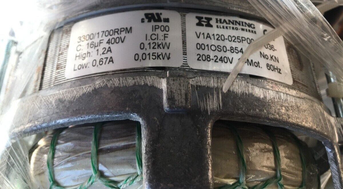 Alto Shaam Hood, Fan Motor Retro-Fit Kit 5023594 New | eBay