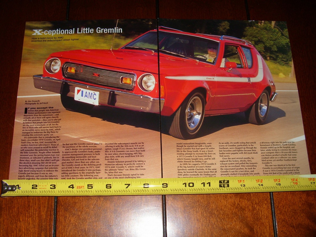 Amc Gremlin Xp 1974 The Rootin' Tootin' Jeep/AMC Cowboy Pickup