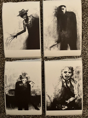 4pcs Stickers Horror 4x6 Jason Michael Myers Leatherface Freddy Krueger ...