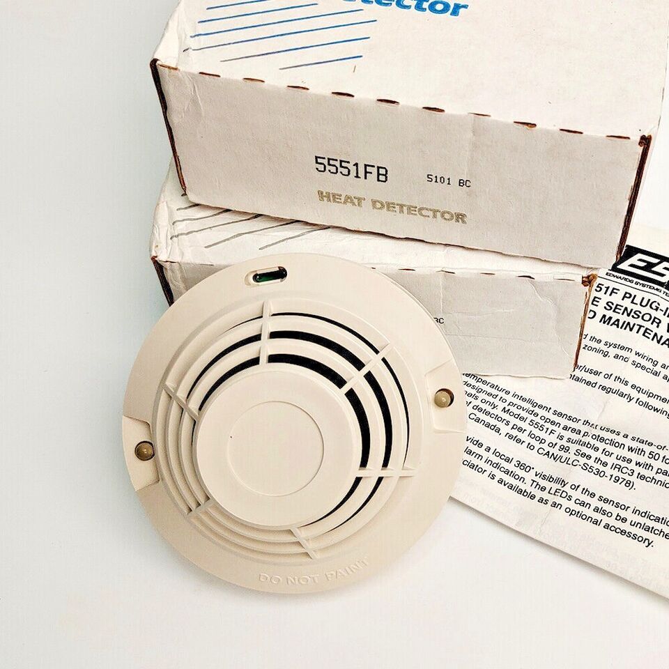 1PC EST Edwards 5551F Heat detector Fire alarm Smoke detector | eBay