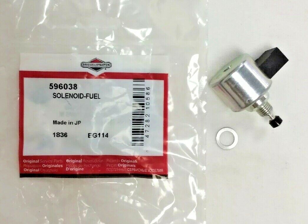GENUINE BRIGGS & STRATTON FUEL SOLENOID 596038 replaces 699915 695423 ...