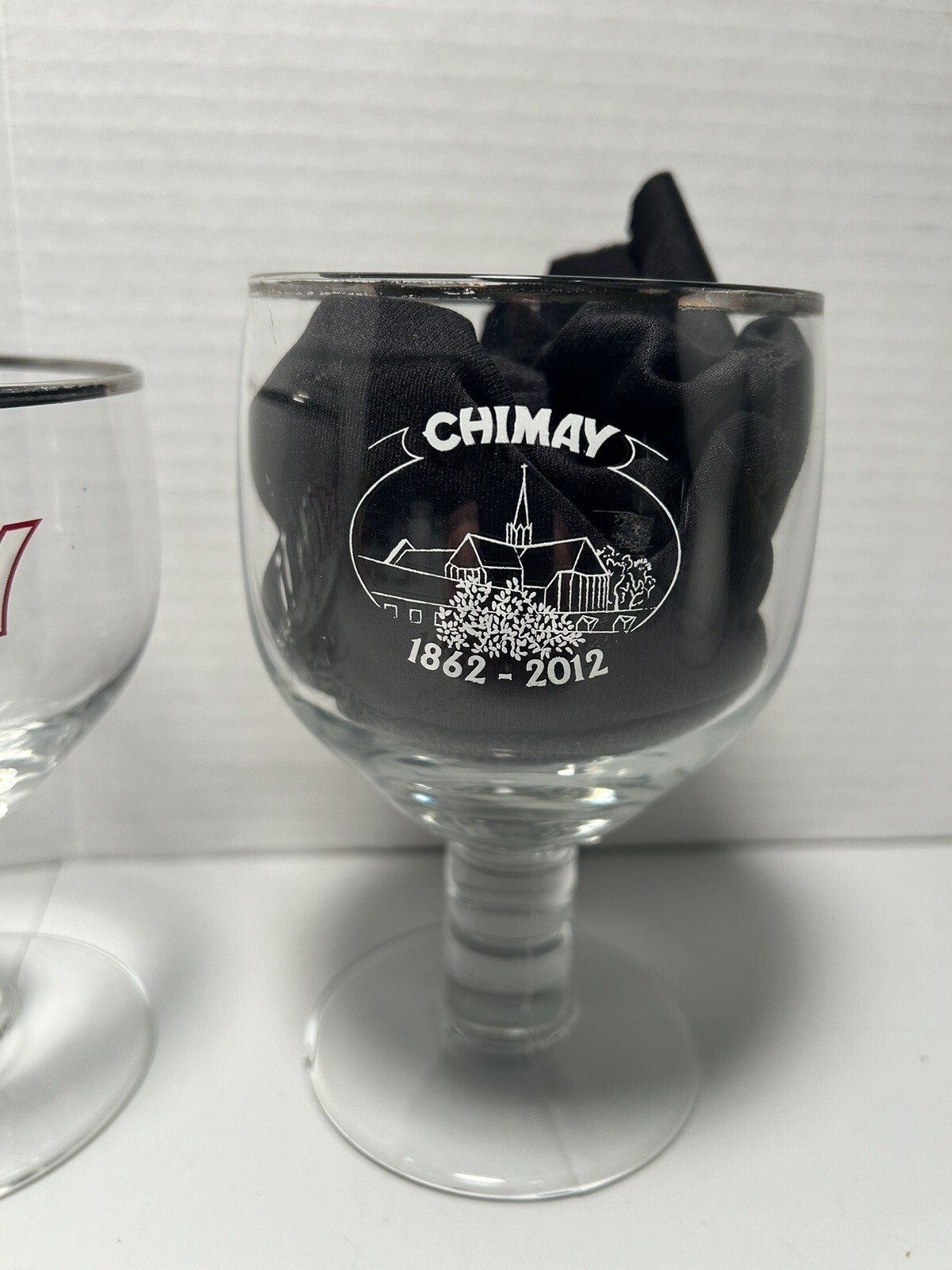 Set of 3 Different Chimay Beer Glasses Chalice Stemmed Belgium R2 | eBay