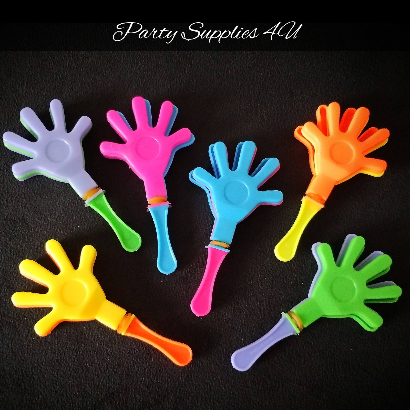 6pk Mini Hand Clappers Noise Making/Birthday/Toy/Stocking/Party Bag ...