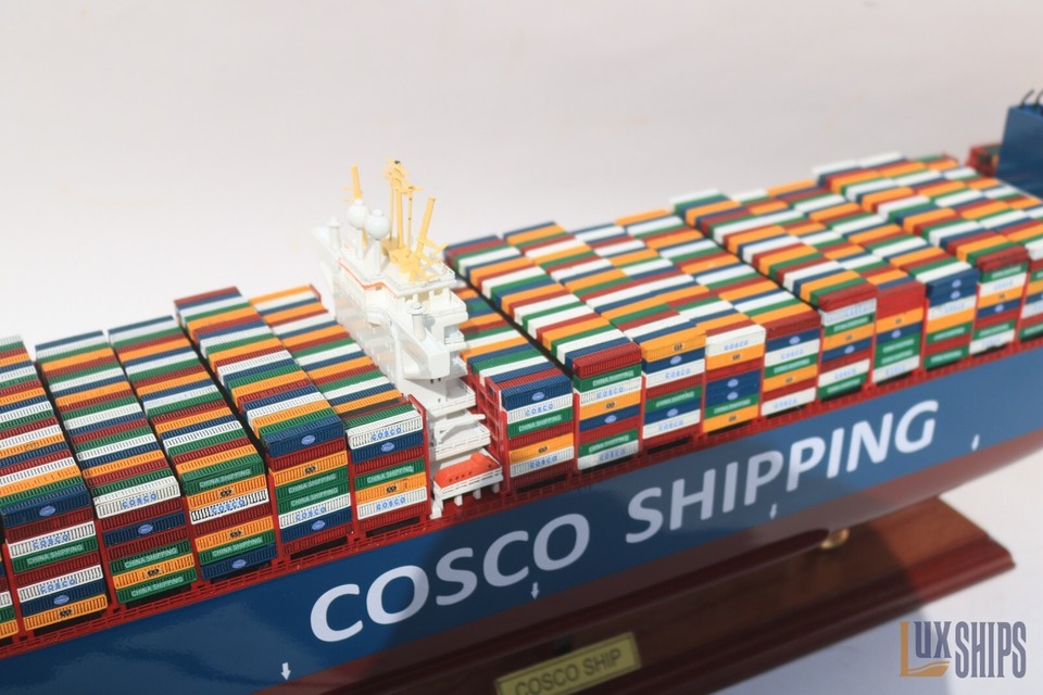 Cosco Shipping Container Model Ship 72cm | eBay