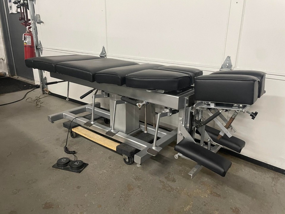 Omni Elevation Full Drop Chiropractic Adjusting Table NEW UPHOLSTERY | eBay