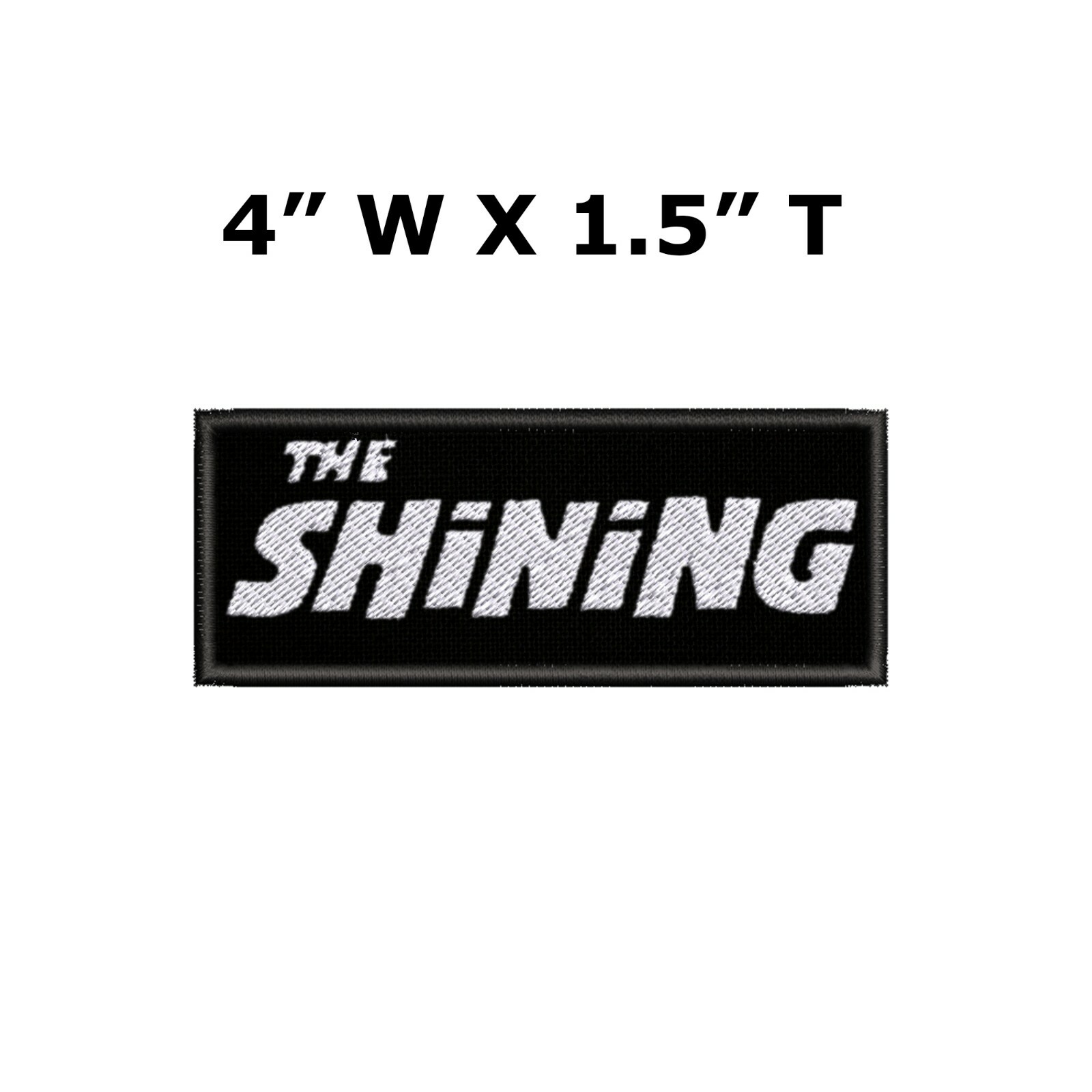 THE SHINING Patch 4" Embroidered Iron-on Applique Horror Badge ...