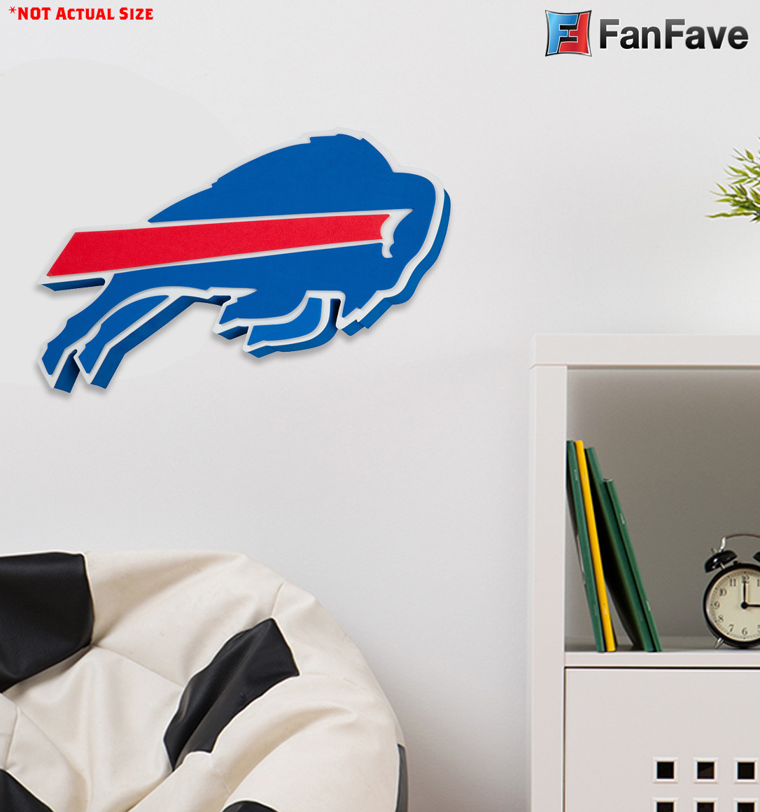 New NFL Buffalo Bills 3D Fan Foam Logo Holding / Wall Sign 19? x 12.6 ...