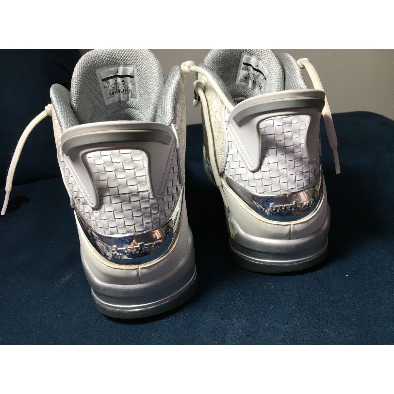 Nike Air Jordan Dub Zero Laser Sneakers Model #705413… - Gem