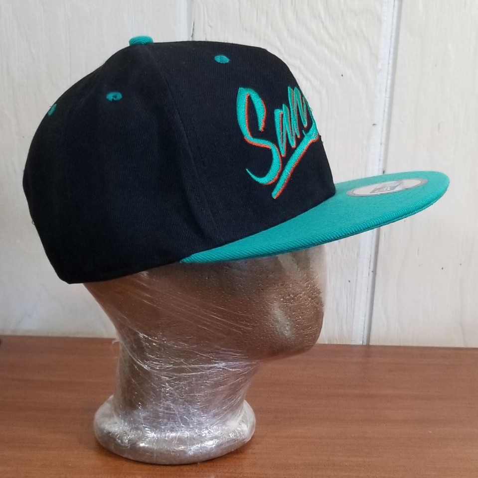 San Jose SHARKS Hockey New Era Adj. Snapback Logo Adult Hat Cap | eBay