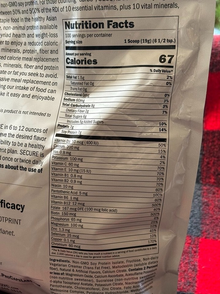 Andrew Lessman Secure Complete Meal Replacement Mixed Berry 100 ...