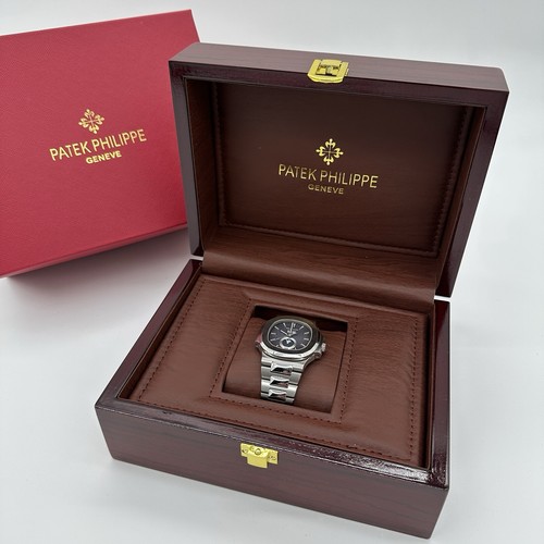 Patek Philippe Wooden Watch Box - Exclusive Nautilus Display Case VIP ...