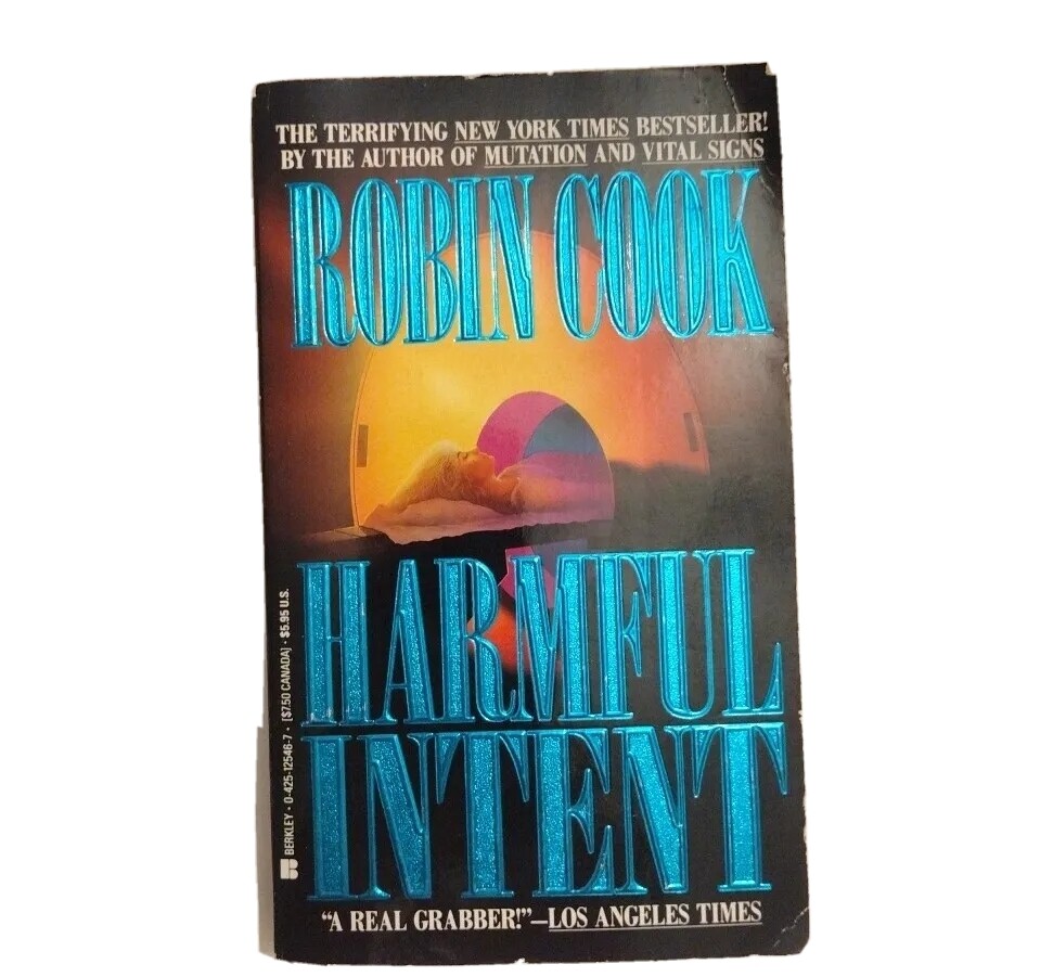 A+Medical+Thriller+Ser.%3A+Harmful+Intent+by+Robin+Cook+%281991%2C+UK ...