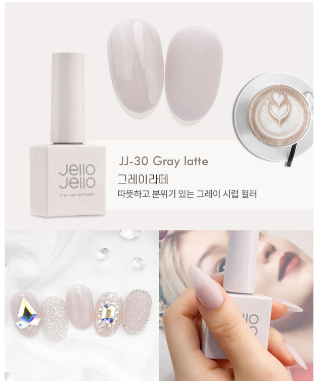 JelloJello Spring Syrup Gel Edition Gel Nail Polish Spring 6 Color Set ...