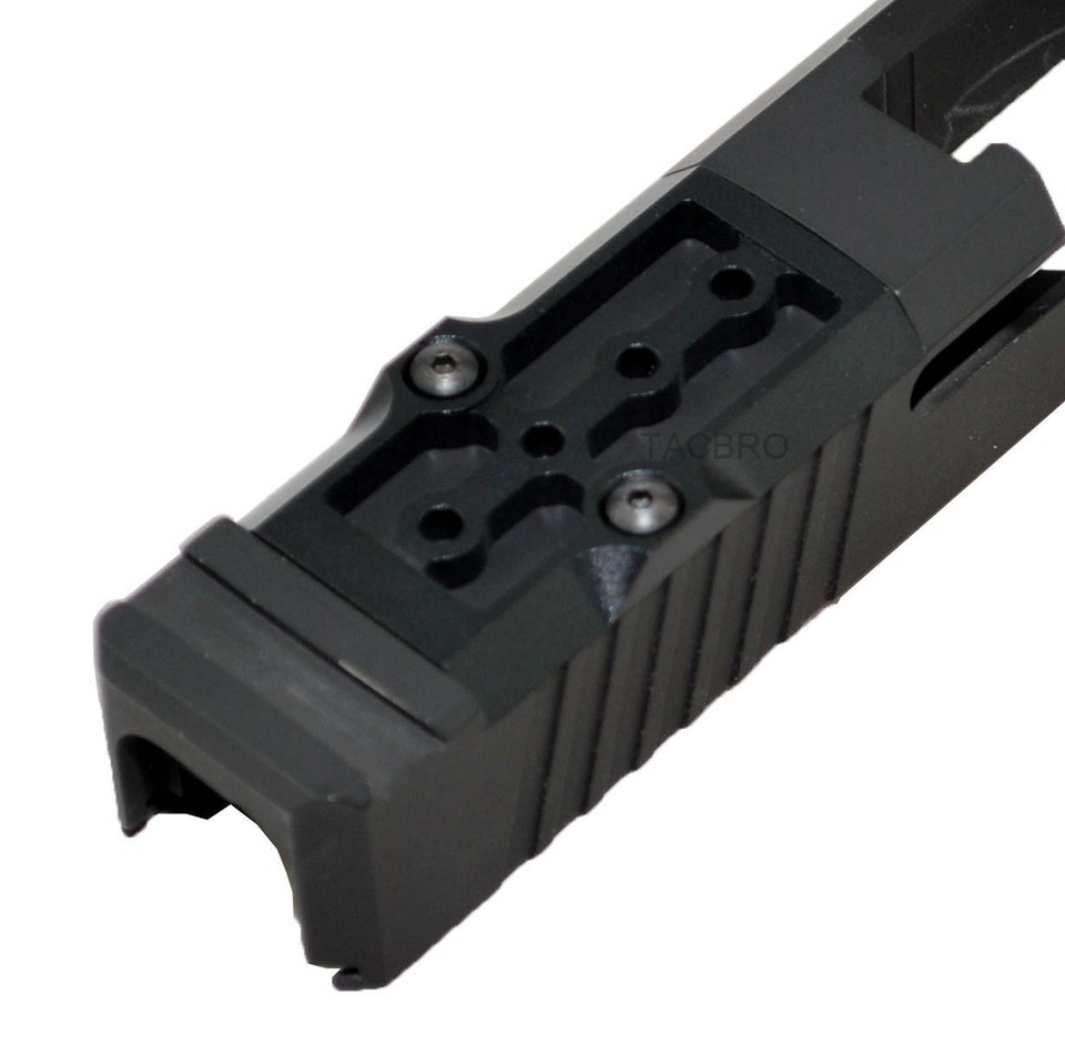 Black Anodized Aluminum Trijicon RMR Cover Plate for G17 G19 G26 Cut ...