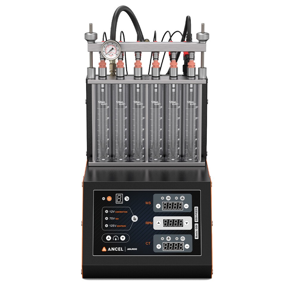 Ultrasonic GDI Fuel Injector Tester Cleaner kit Cleaning Machine 6 ...